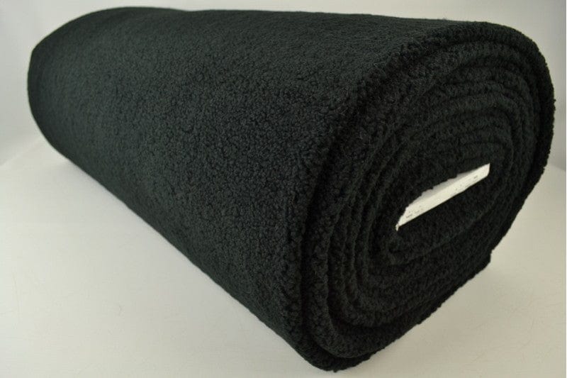 Sort teddy-stof | Køb teddy-stof online hos Garn & Metervarer