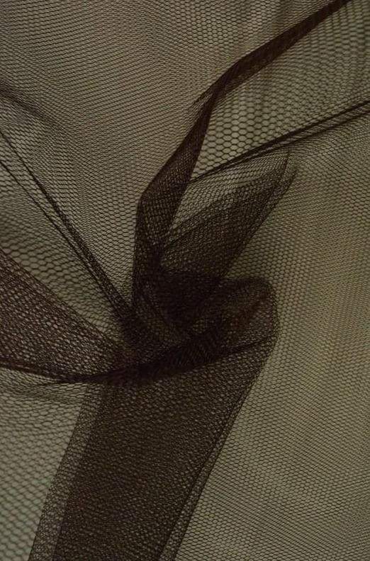 Brun tyl – stift netstof til tylskørter, kostumer & dekoration | Garn ...