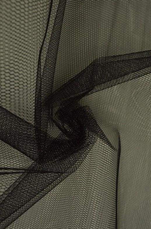 Sort tyl – stift netstof til tylskørter, kostumer & dekoration | Garn ...